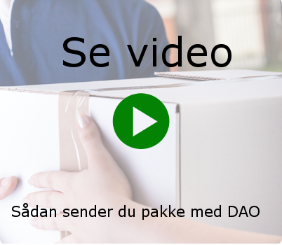 DAO Priser - Send pakke med DAO365 Pakkepost